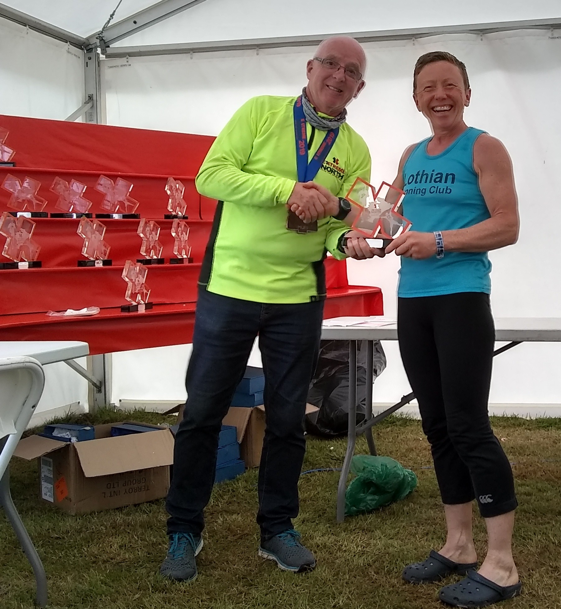Quadrathon runner up spot for Shona in Ireland – Lothian Running Club